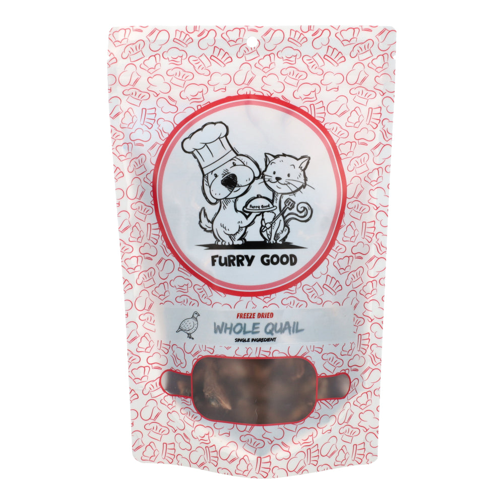 Freeze-Dried Whole Quail - 50g – Furry Good